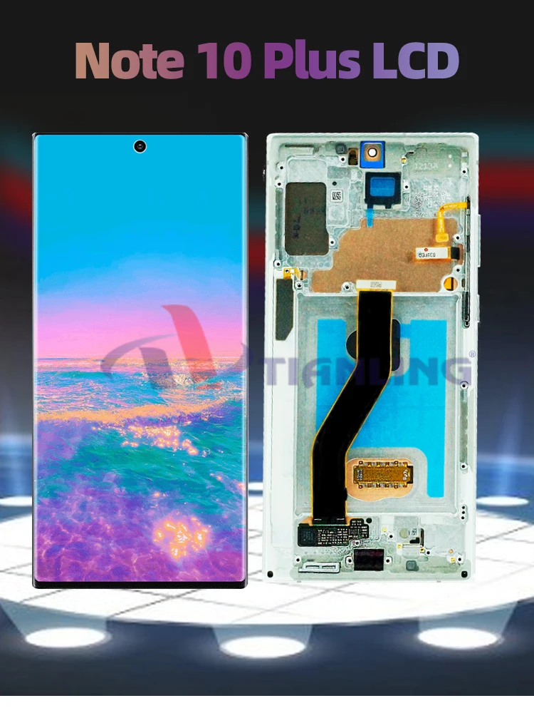 Tlida Mobile Phone Lcd For Samsung Galaxy Note10+ Note 10 Plus Display ...