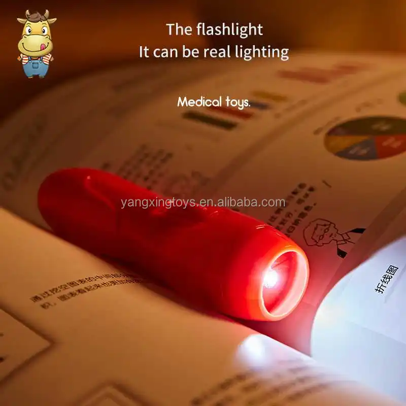 Kids Doctor Toy Set With Trolley Operating Table Pulley Storage Luggage ...