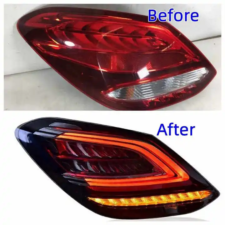 Mercedes Benz C-Class Red Upgrade W205 LED Taillight for 2015-2021 ...