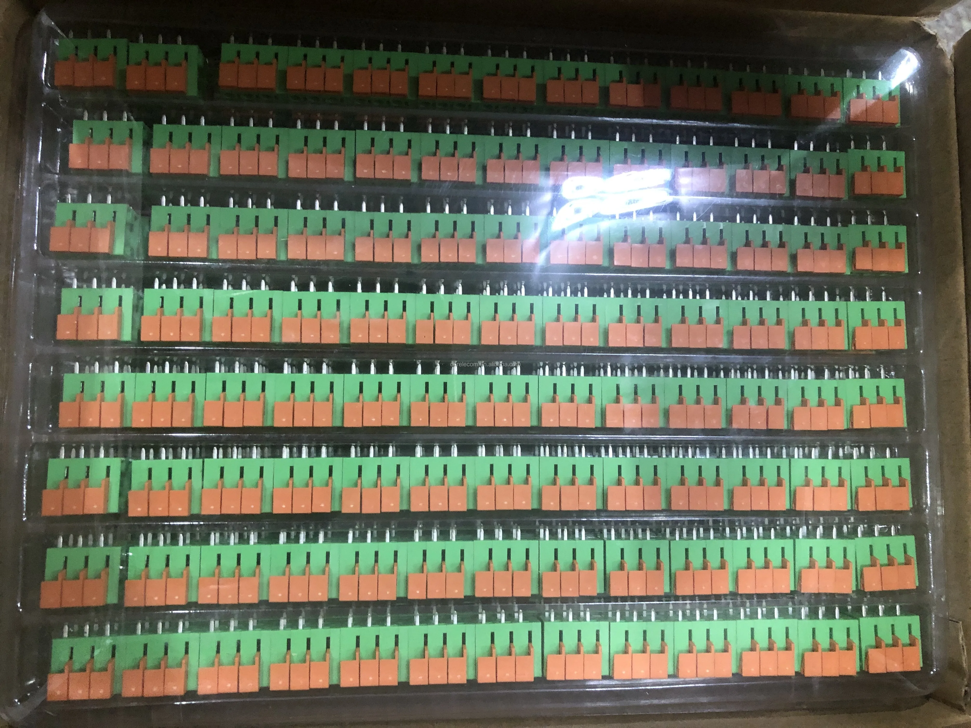 Right Angle MCS Terminal Block / Pluggable Spring 5.0mm Pitch Open Side ...