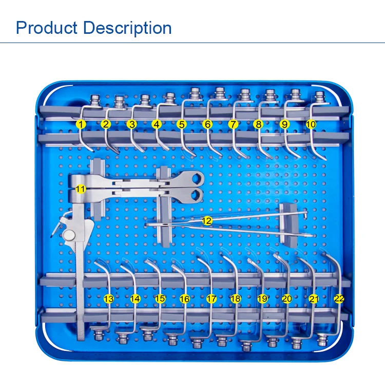 Orthopedic Surgical Spinal Distractor Instrument Set Medical Spinal ...