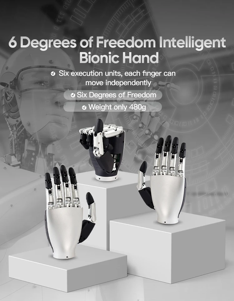 6-axis Bionic Hand - Intelligent Robot for Hand Cooperation