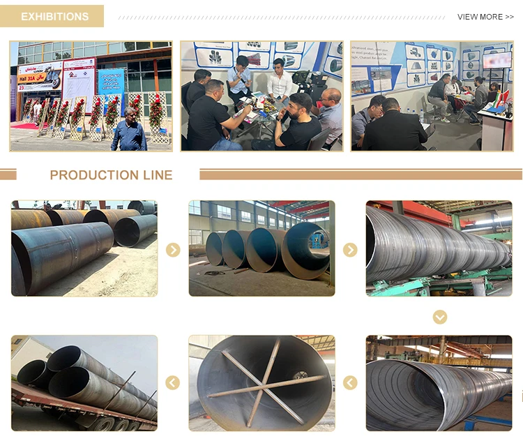 Api 5l X42 X46 X52 X56 X60 Carbon Ssaw 3pe Anti-corrosion Q235b Spiral Welded Steel Pipe - Buy ...