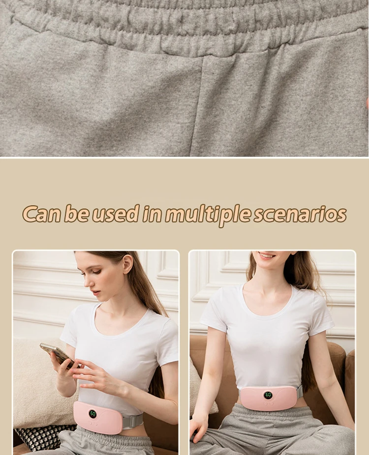 Portable Wireless Electric Menstrual Belly Waist Massager