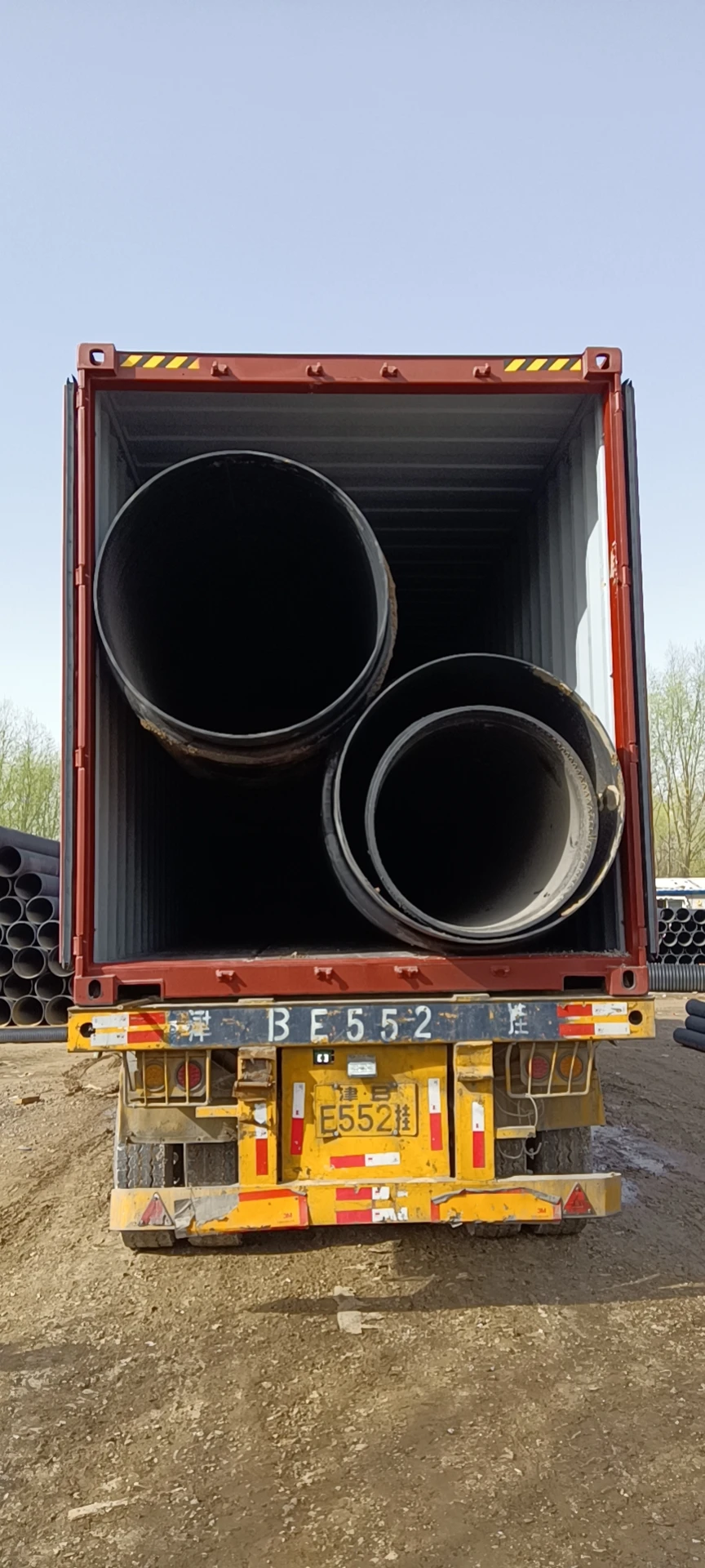 En13476 Sn4 Sn8 Carat Tubehdpe Double Wall Corrugated Pipe Krah Pipes ...