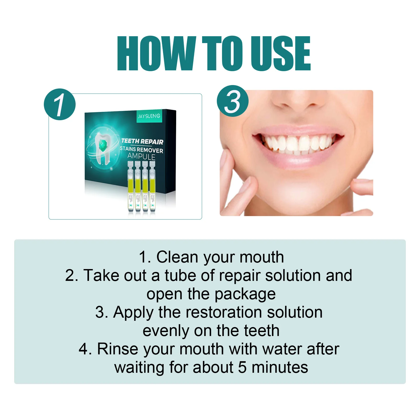 JAYSUING Teeth Colour Corrector Serum - Whitening Ampoules