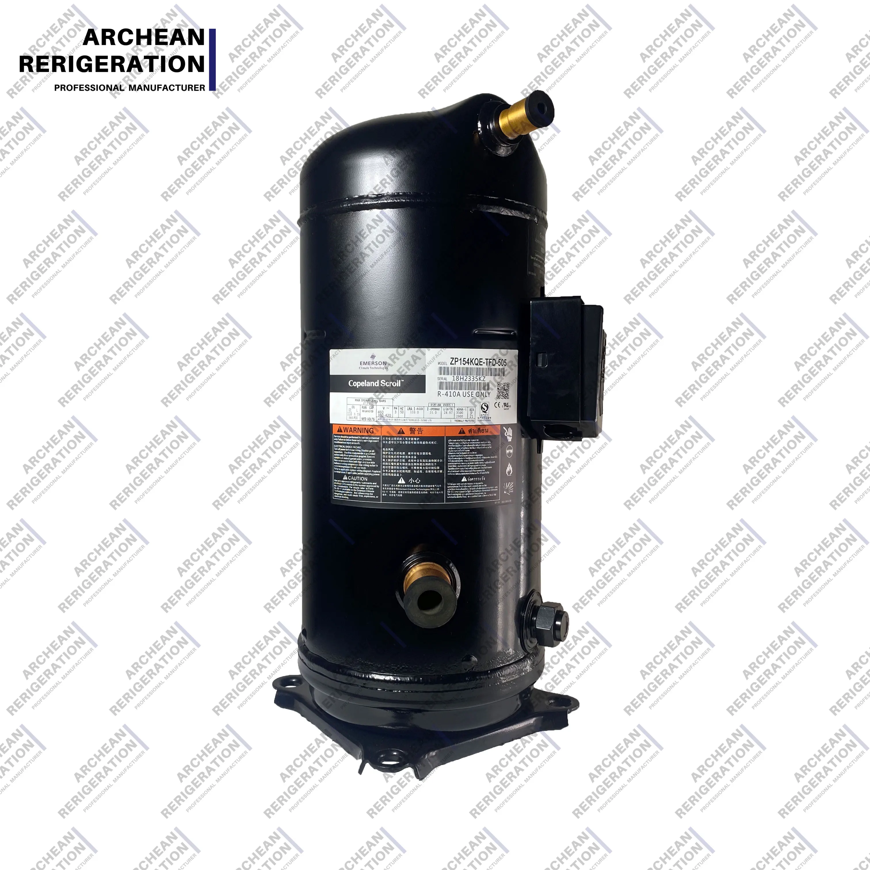 Copeland fully hermetic scroll Compressor solder ZP485KCE-TWD-522 400V ...