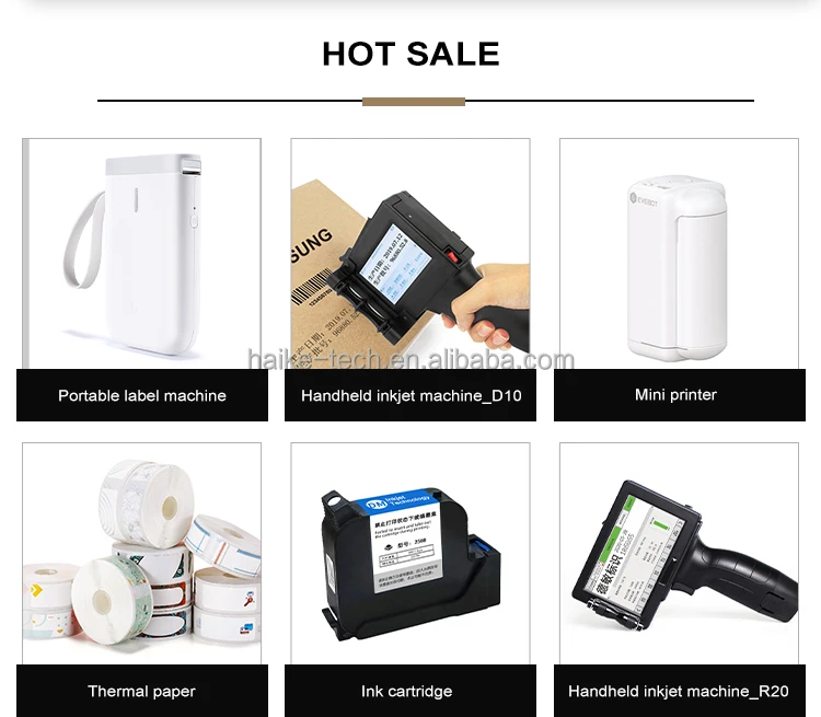 Inkjet Printer - Handheld Permanent Ink Batch Coding Machine