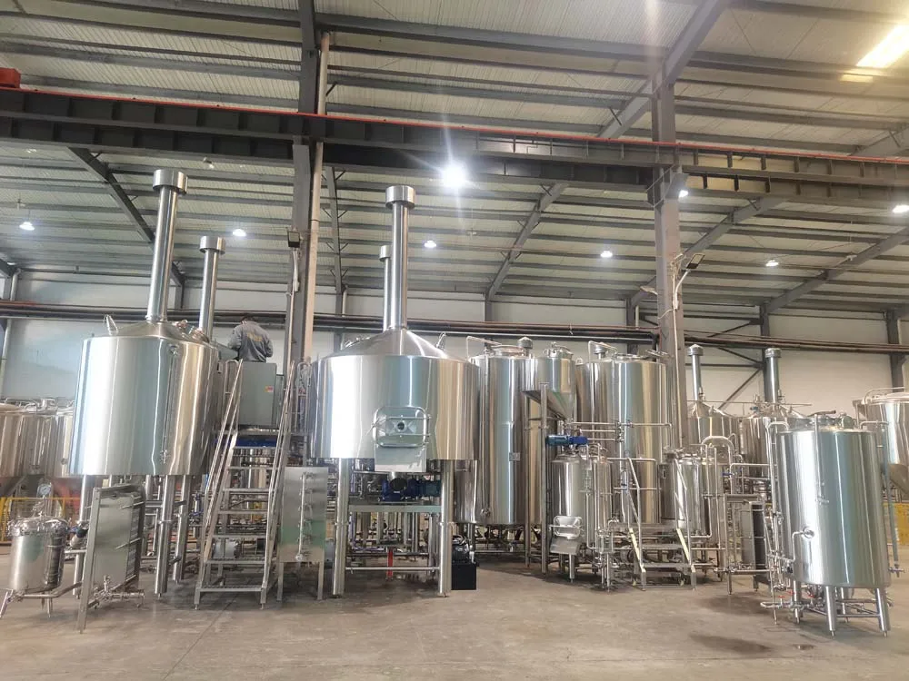 2000L Inner Calandria Heated 20hl Brewery Equipment for Efficient ...