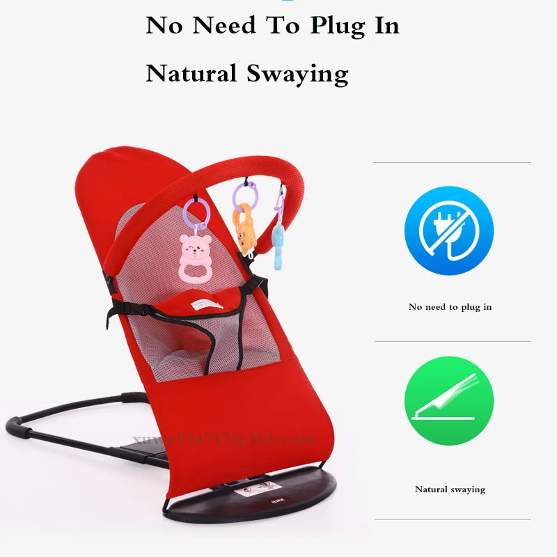 New Mesh Rocking Chair Collapsible Newborn Baby Rocker Rocking Chair ...