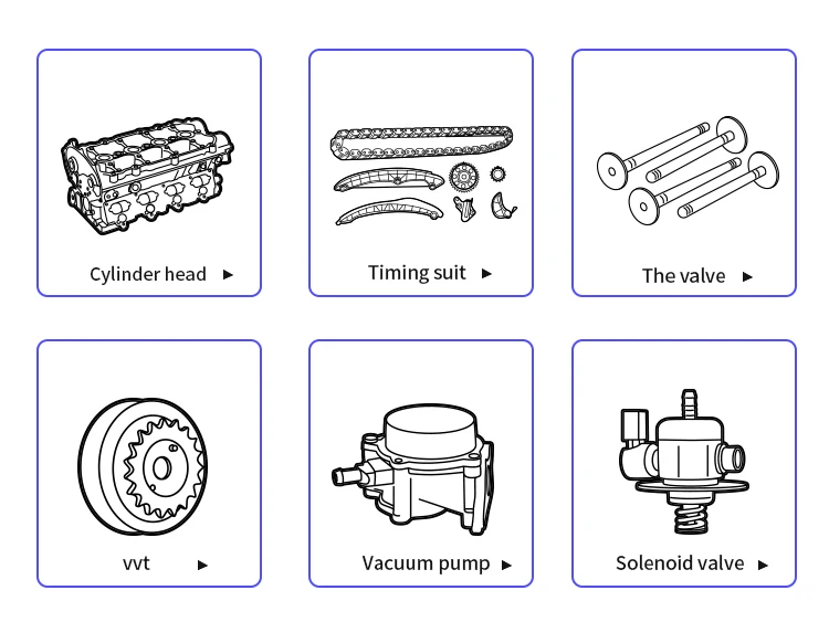 Auto Spare Parts Timing Gear 06j109021h 06j109022h Engine Intake ...