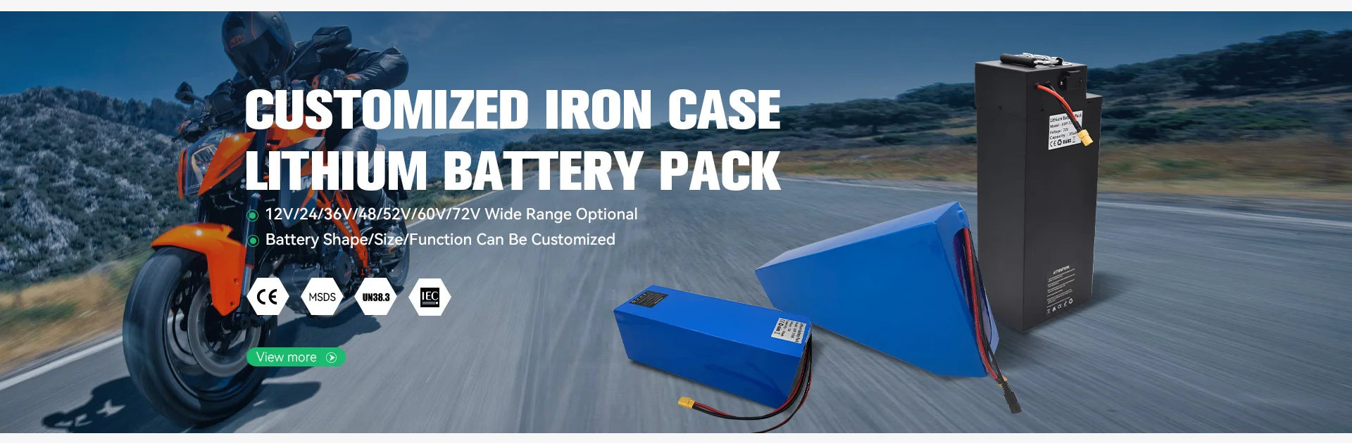 Triangle Hard Case Lithium Ion 48V 52V 20Ah 28Ah 30Ah 18650 EBike ...