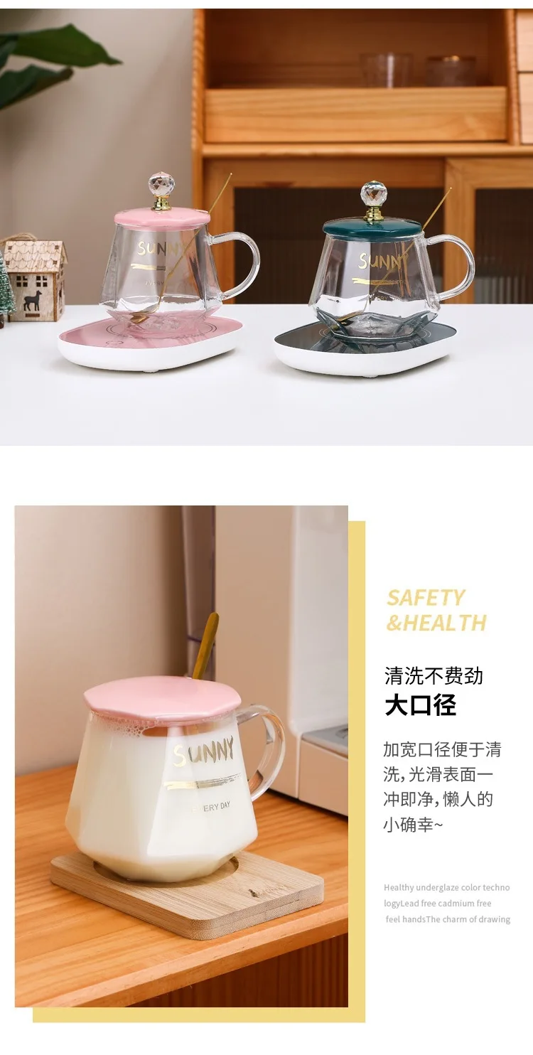 USB Water Heater Cup - Smart Ceramic Mug Warmer