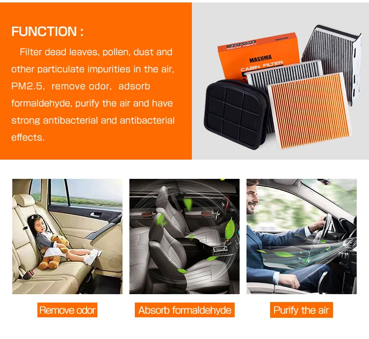 Masuma MC-231CL Carbon Cabin Air Filter for Toyota & Lexus