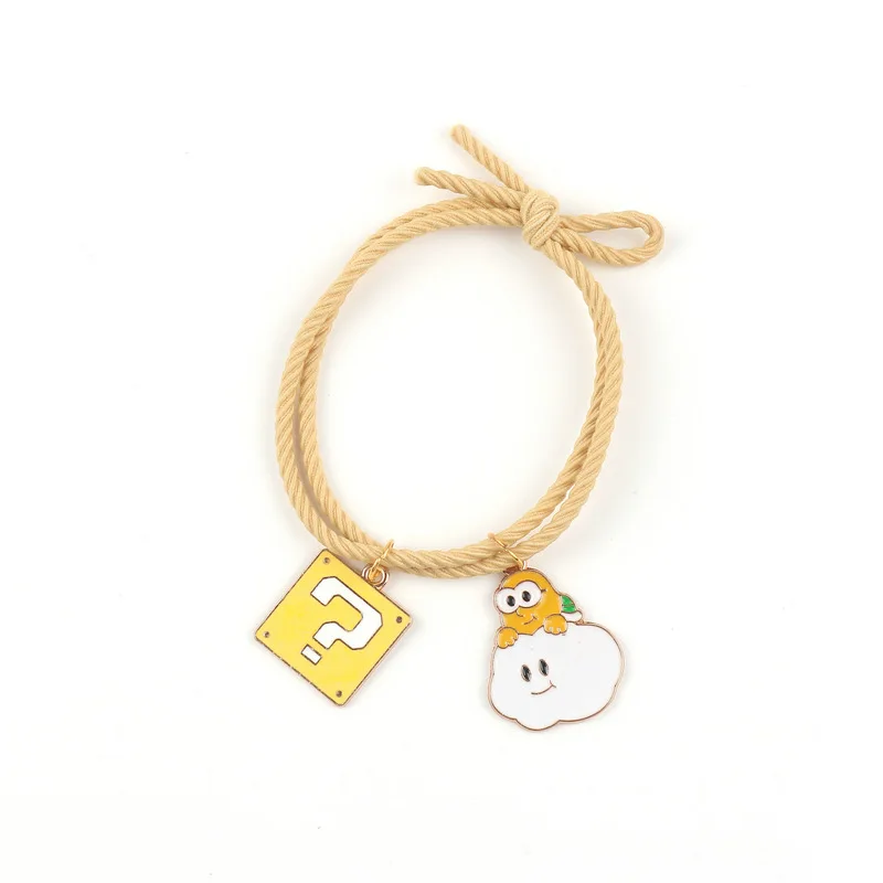 Korean Anime Sanrio Mario Rubber Band Hair Band Women Baby Cute Cartoon ...