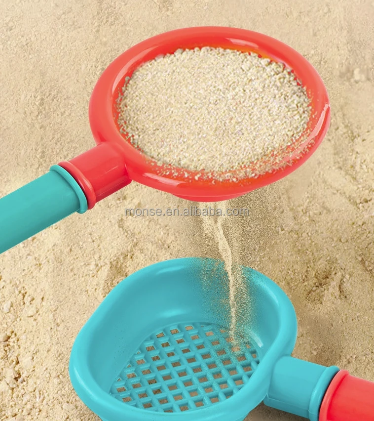 Kids Sand Shovel Toy Plastic Bucket Hourglass Car Play Sand Tools ...