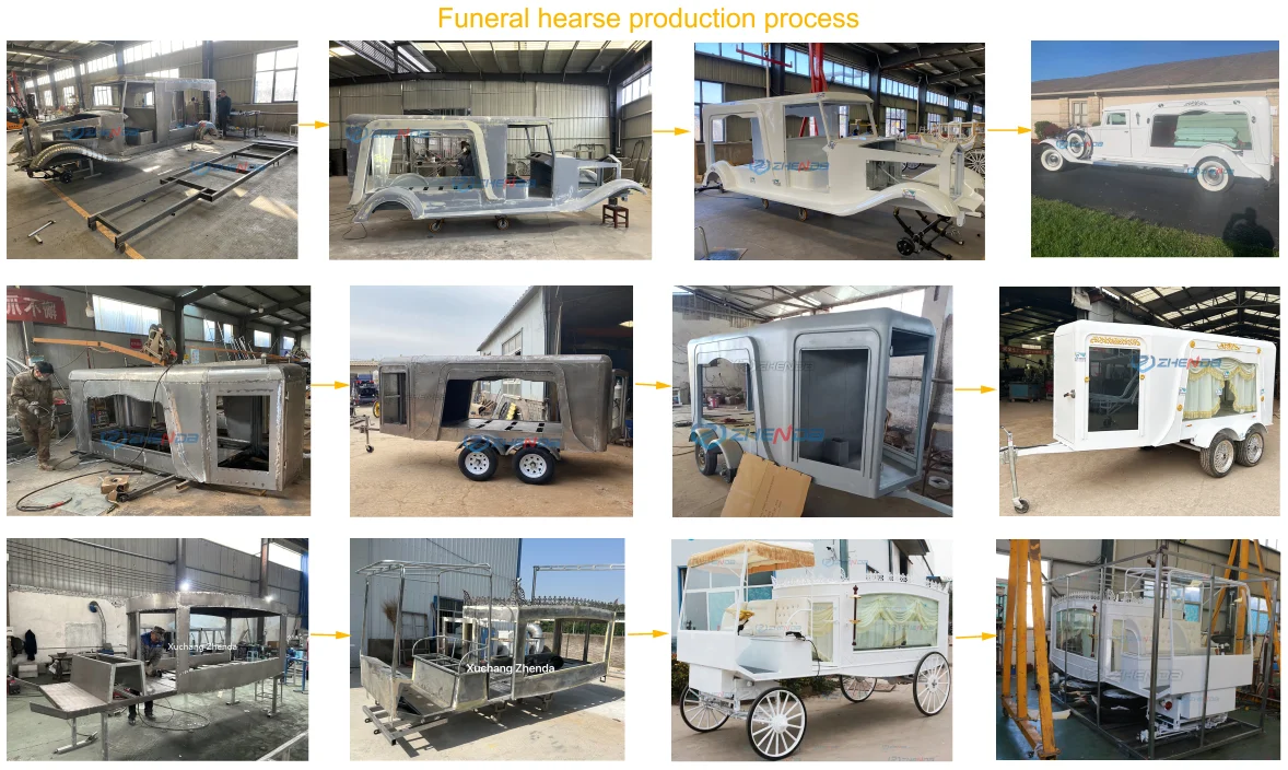 Modern Funeral Horse Drawn Carriage White Horse Hearse For Sale - Buy ...