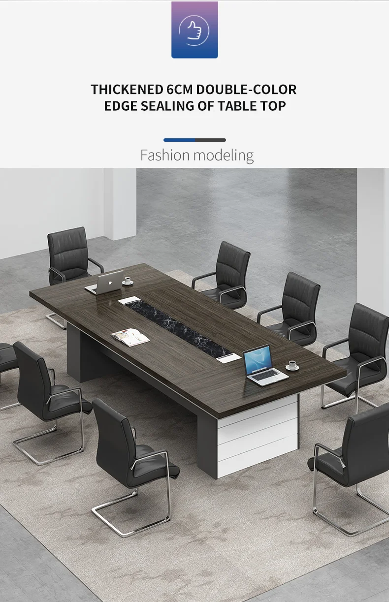 Modern Big Or Small Meeting Room Desk With Chair Office Conference Room ...