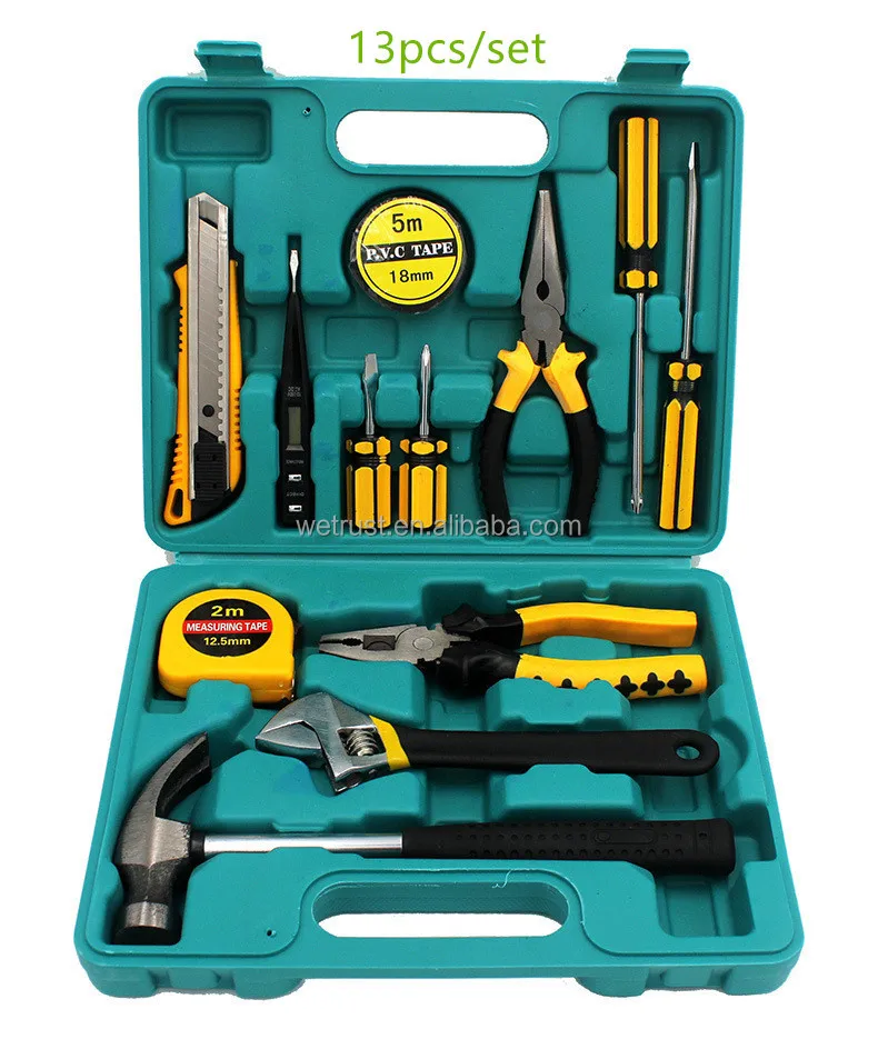 12pcs 12 in 1 Portable Emergency Tools Kit with Scissors OEM 1 Year ...
