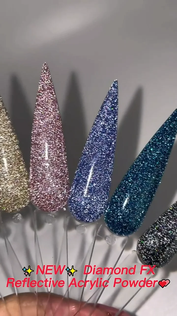 1oz Diamond Shining Powder Reflective Pigment Powder Private Label ...