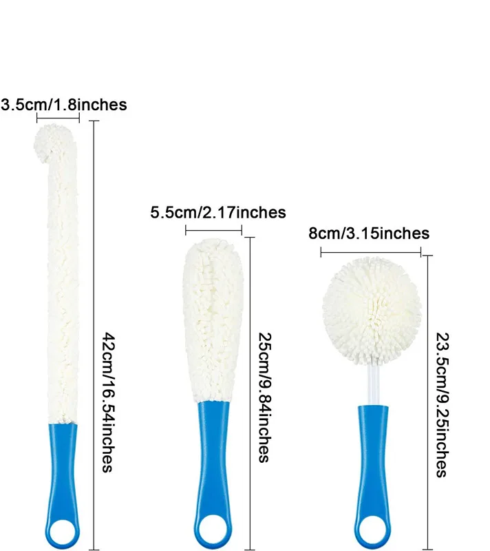 Professional Cleaning Brush Wine Glass Cleaner Brush Wine Carafe ...