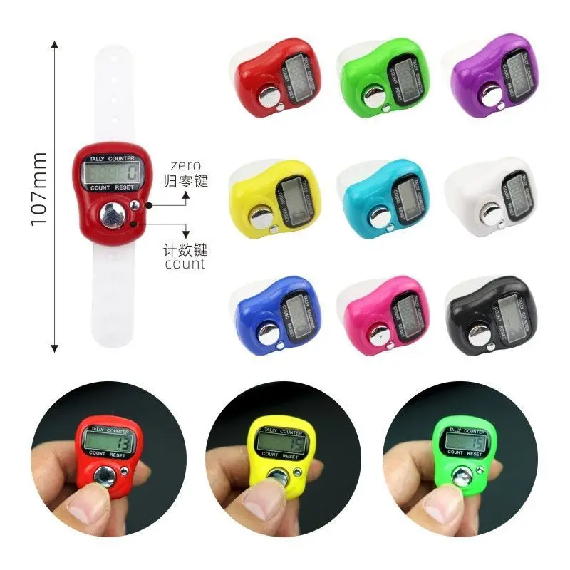 Resettable 5 Digit LCD Electronic Digital Display Finger Counter