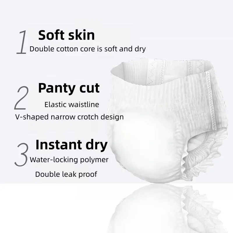 High Quality Disposable Adult Diapers with Leak Guard