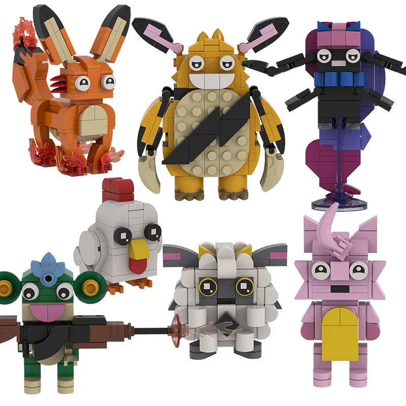 Moc Building Blocks Palworld Electric Shock Animal Building Blocks Toy ...
