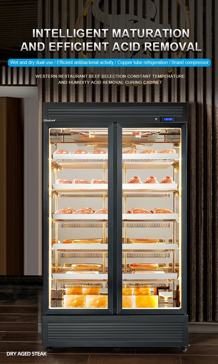 Deep Sea Fish Dry Aged Cabinet Air Cooler Display Showcase Refrigerator ...