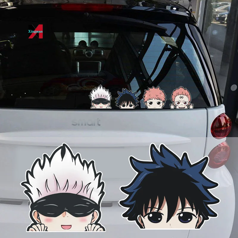 2022 Die Cut Anime Jujutsu Kaisen Lenticular Stickers Waterproof Car ...