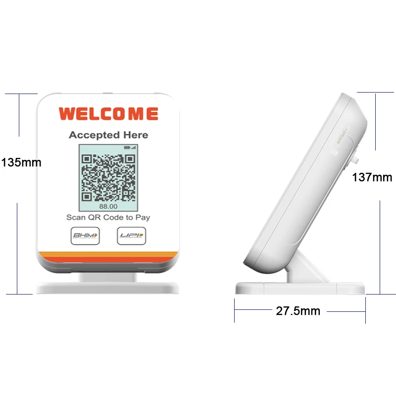 Payment Terminal Qr Code Device With Dynamic Qr Code For Mobile Barcode Payment Z10 B Buy Qr