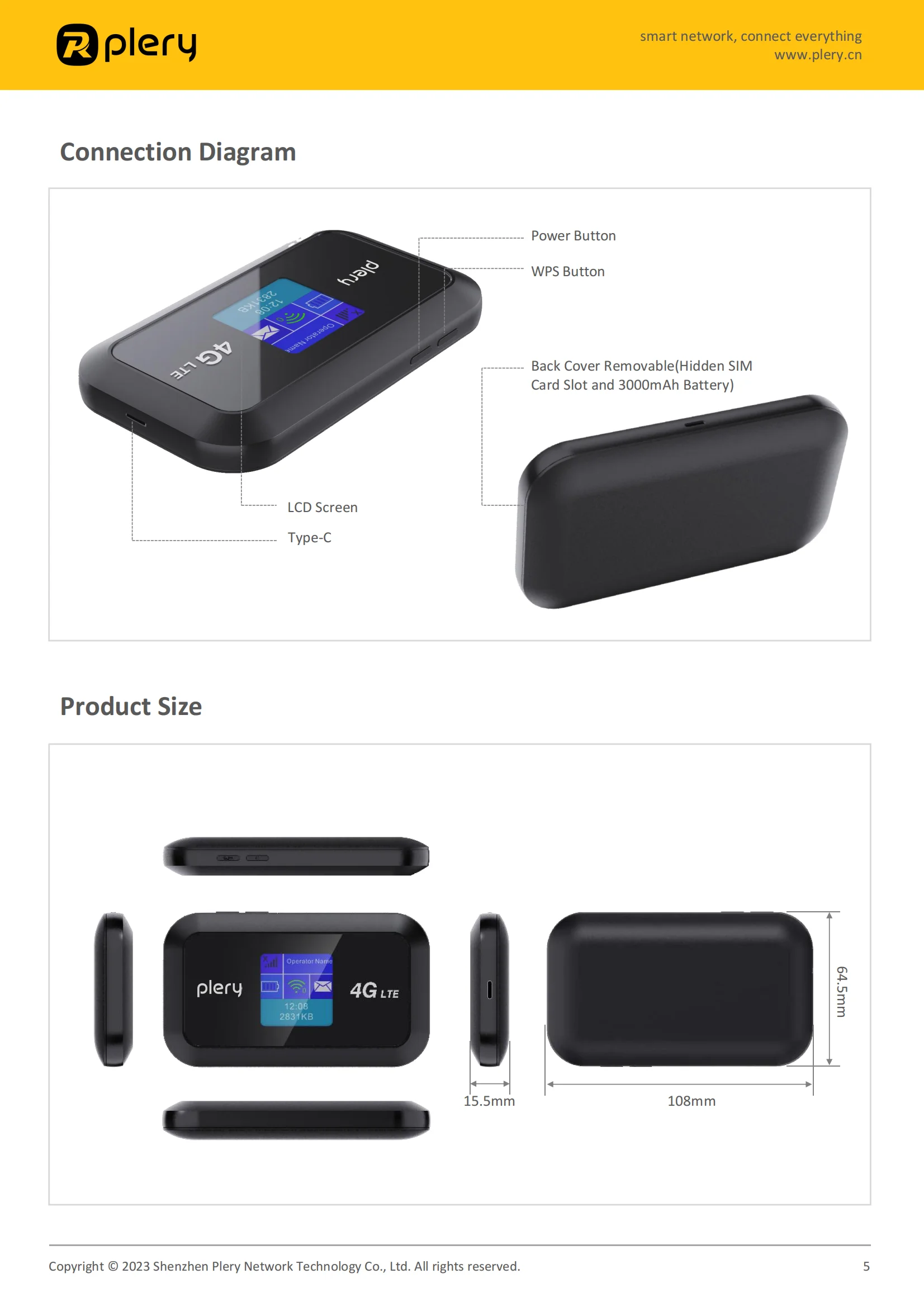 Mifis 4g Lte Router With Sim Card Customizable Esim Pocket Hotspot And ...