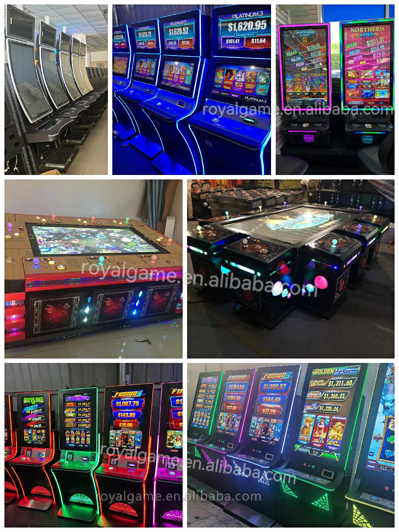 Ultimate Fire Link 8 In 1 Multi Game Slot Game Board Skill Slot Game ...