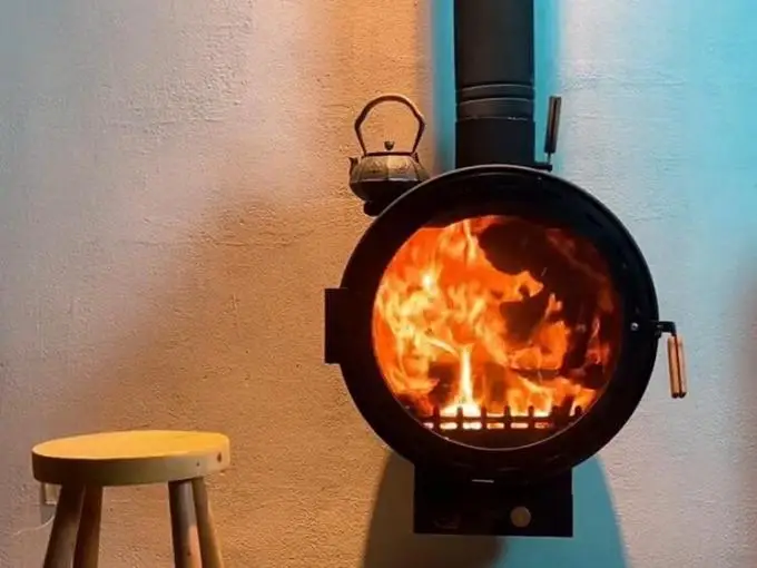 Hot Sale Wood Burning Hanging Stove Decorative Suspended Fireplace For ...