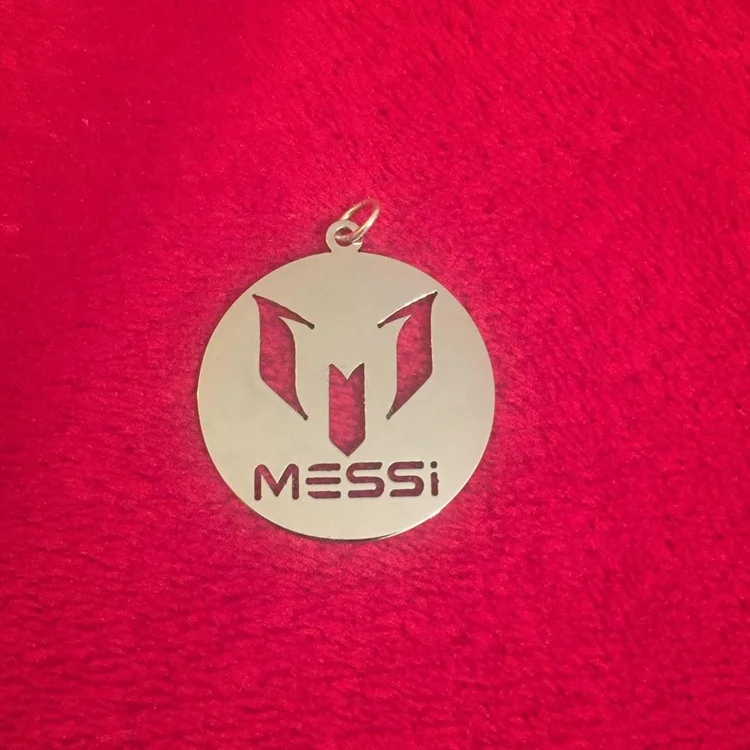 Lionel Messi Barca Logo Football Fashion Messi Jewelry Stainless Steel ...