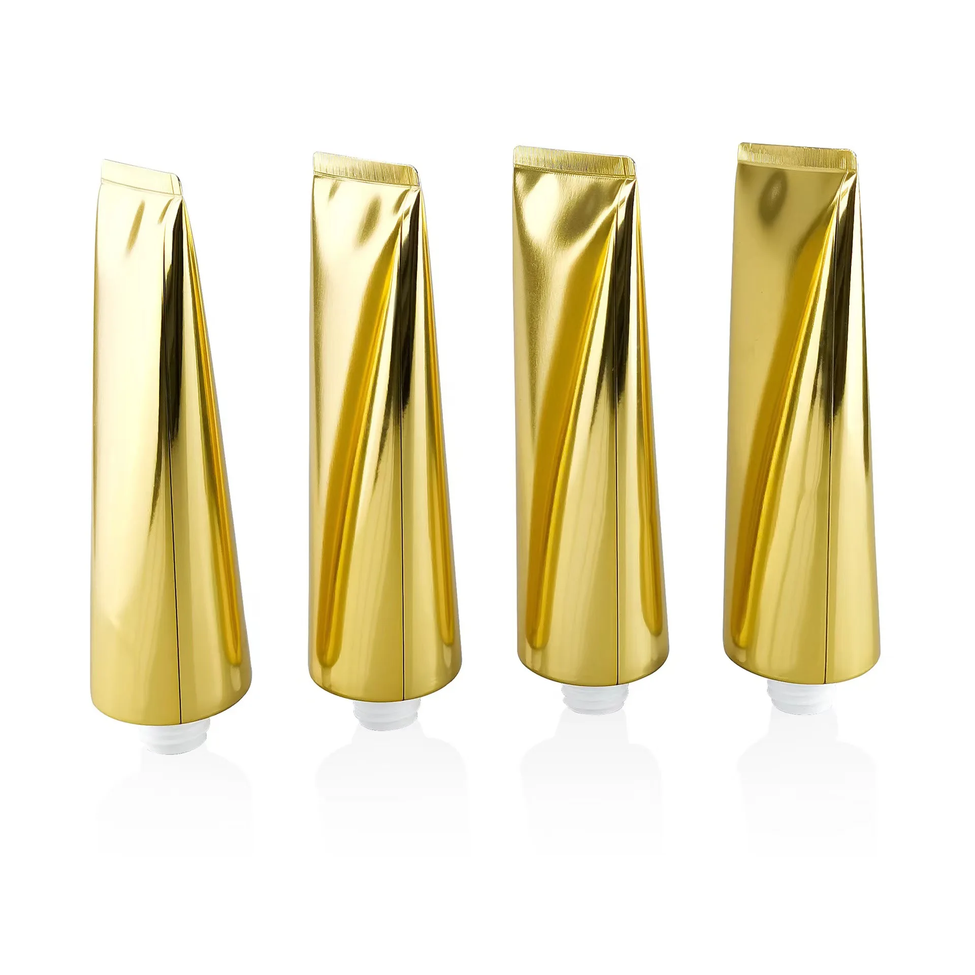 200ml ABL Shiny Metallic Packing with Style Gold Aluminum Plastic Cream ...