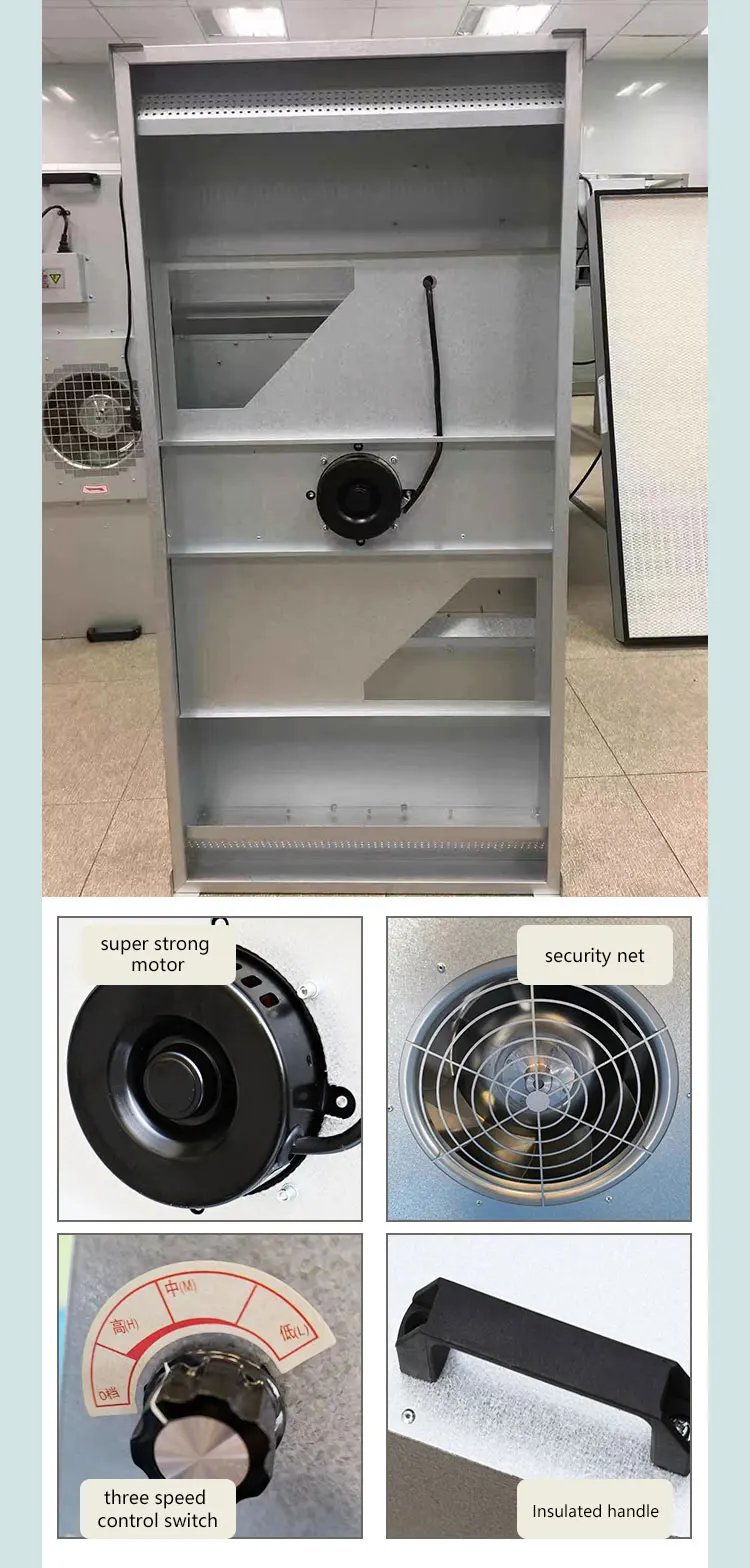 Clean Room Air Purify System Stainless Steel Fan Filter Unit Ffu High ...