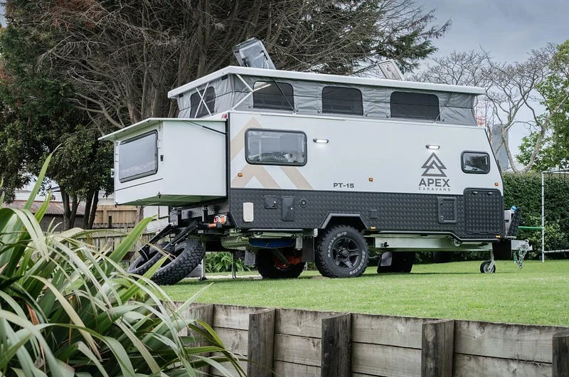 MJC Motorhome - Luxury Travel Trailer with Gas Bottle Holder