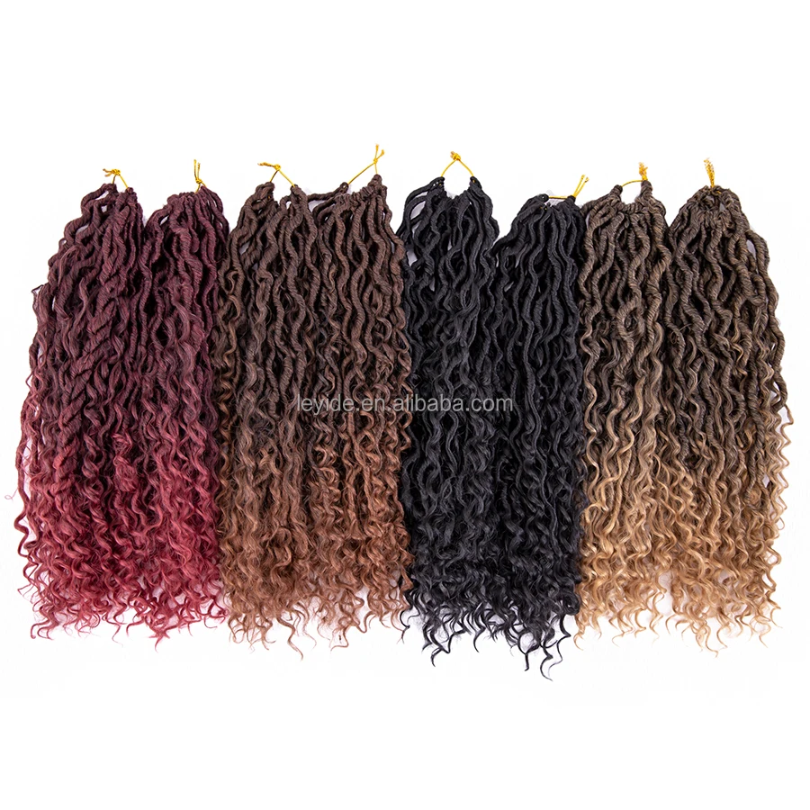 Alileader Pre Looped River Locs Synthetic Boho Bohemian Locs Crochet ...