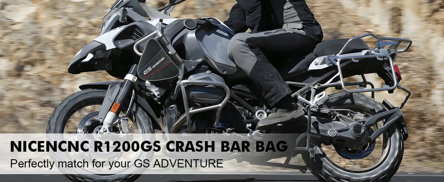 Nicecnc Frame Crash Bar Tool Bag For Bmw R1200gs Lc 2014-2020 R1250gs ...