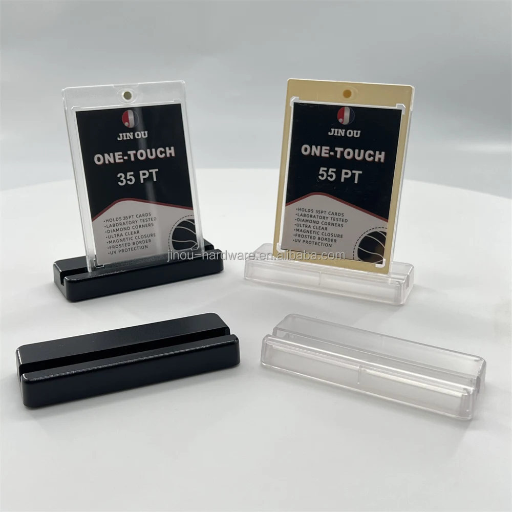 Acrylic Display Card Stand One Touch Black White Toploader AP-CDS-014 ...