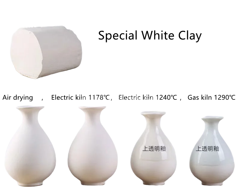 2023 Hot White Stoneware Clay - Potclays Pottery Clay