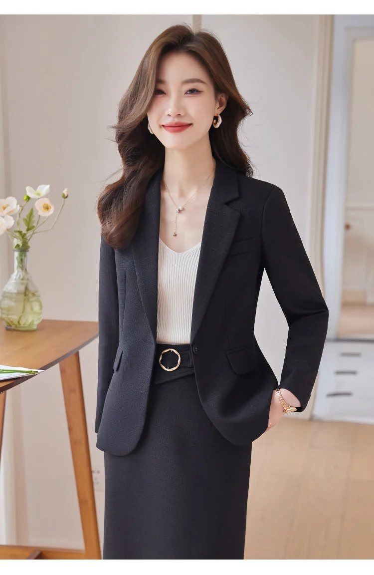 Office Ladies Suit Design Sexy Formal Business Suit Women's Office ...