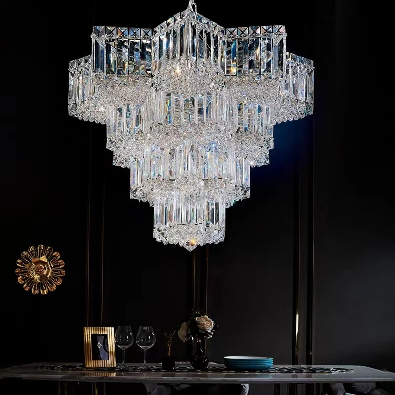 Luxury Crystal Chandelier - Modern Light for Indoor Decor