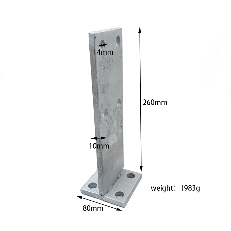 Wood Construction Timber Connector Galvanized/Stainless Steel Post ...
