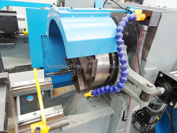 Single Station Semi Automatic Pipe End Threading Machine