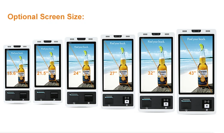 32 Inch Prepaid Card Vending Machine Self Service Interactive Kiosk ...