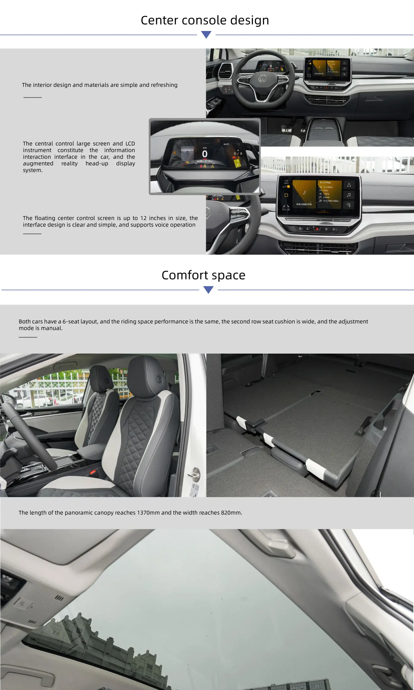 Volkswagen Vw Id 4 X Pro Id.6 Crozz Luxury Seat Suv New Energy Vehicle ...