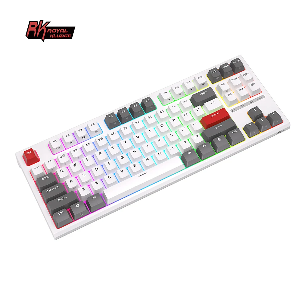 Royal Kludge Rk R87 Gaming Mechanical Keyboard Rgb Led Wireless ...