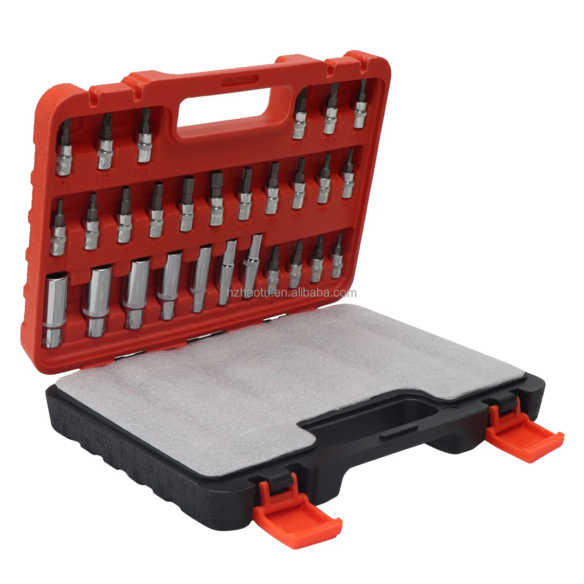 53PCS Heavy Duty Box CRV Car Ratchet Wrench Tools Spanner Socket Set